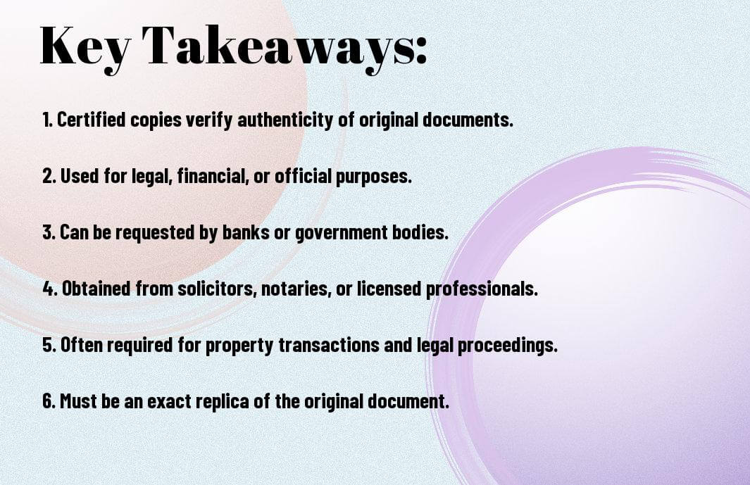 What Is a Certified Copy, and When Is It Required in the UK - Notary ...